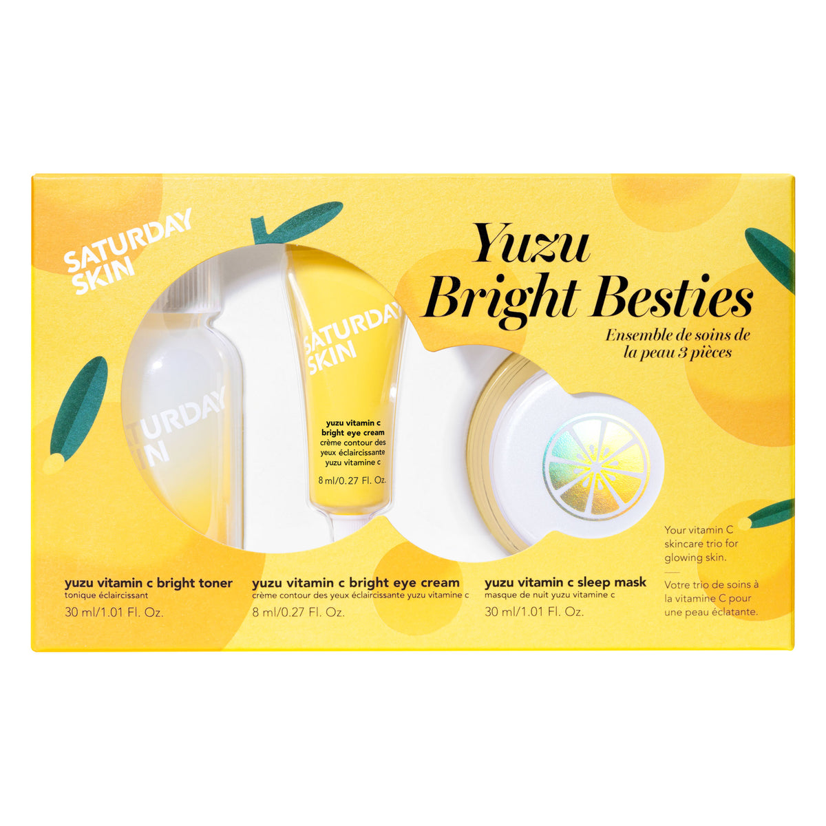 Yuzu Bright Besties 3-Step Kit – Saturday Skin
